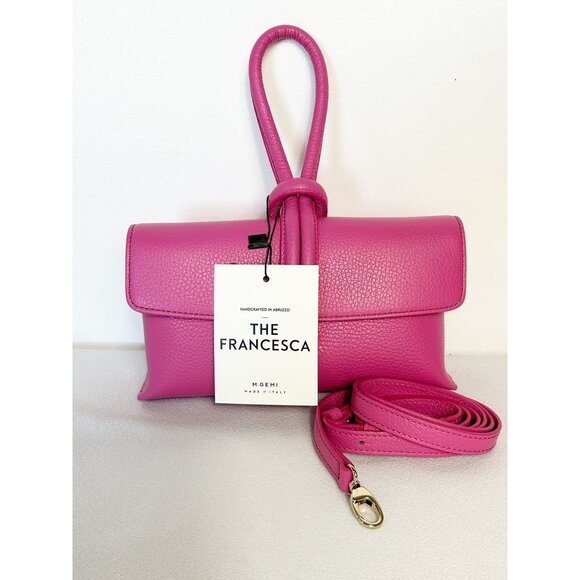 M. Gemi | Bags | M Gemi The Francesca Tumbled Leather Convertible ...